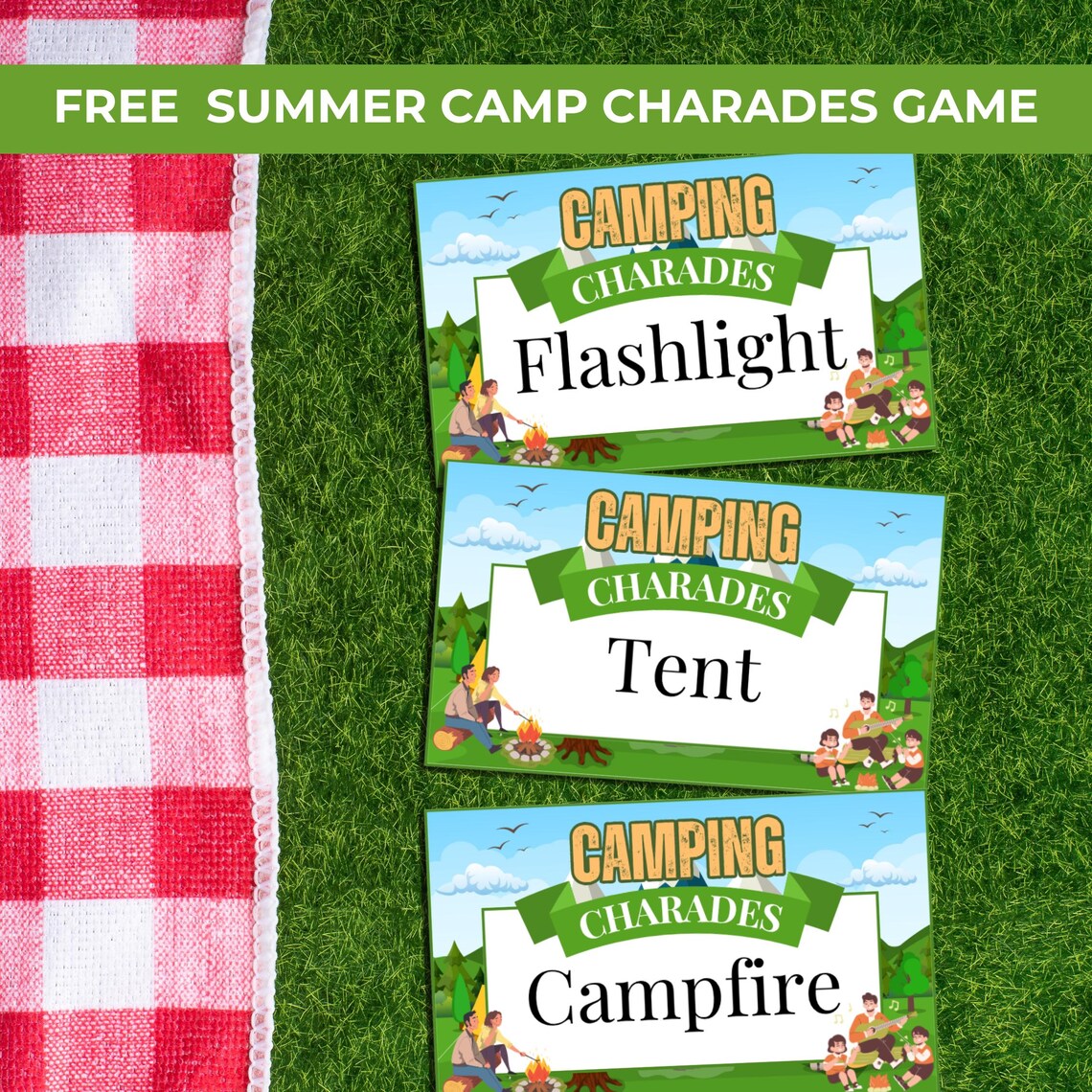 Camping Friendly Feud Game for Campers & Families – Printable Campfire ...