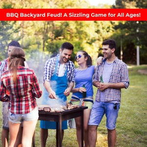 Backyard Barbecue Feud Game for Family & Friends – Fun BBQ Printable ...