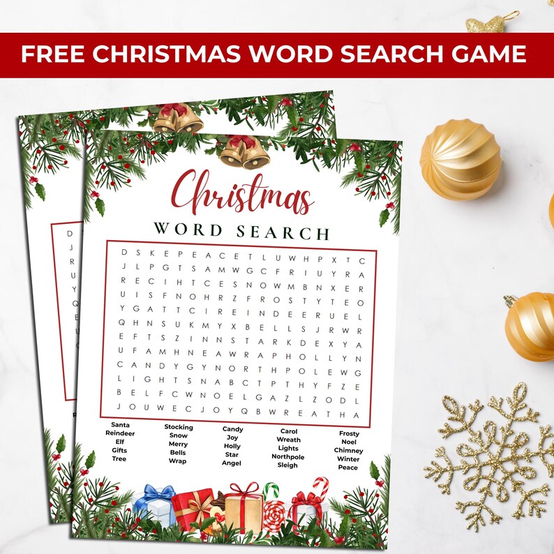 Christmas Forbidden Words Game Printable for Kids, Teens & Adults ...