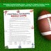 Football Riddle Game Printable for Kids, Teens & Adults | Fun Tailgate ...