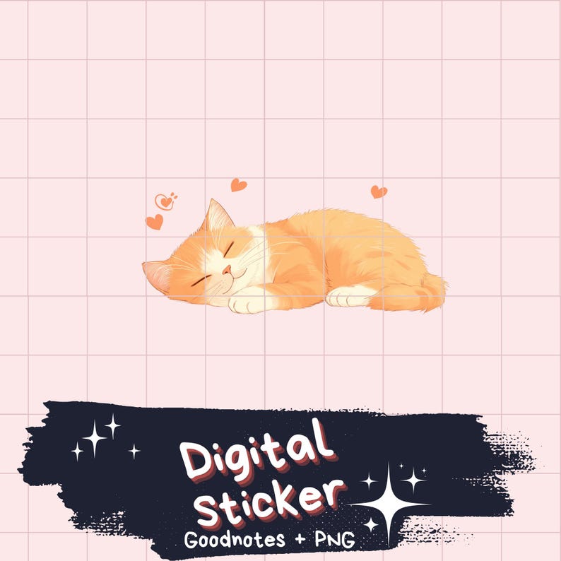 Miffy and Cat Digital Stickers | Cute Goodnotes, Notability, Onenote ...