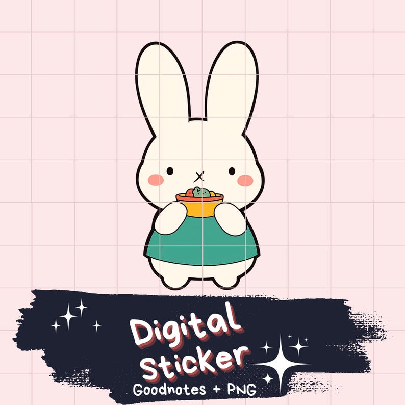 Miffy and Cat Digital Stickers | Cute Goodnotes, Notability, Onenote ...