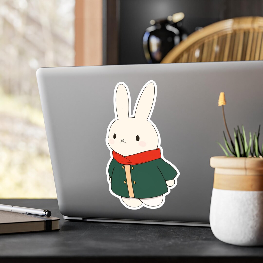 Cute Miffy Vinyl Decal Sticker Gift for Laptops, Water Bottles ...