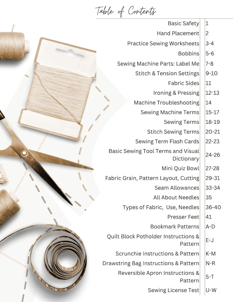 The Complete 7-week Beginner Sewing Program for Homeschool Families ...