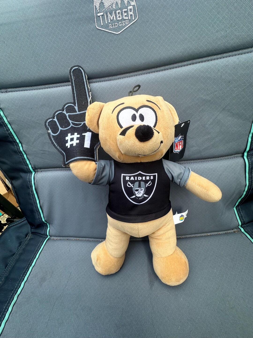 Las Vegas Raider’s #1 Foam Finger Bear Plush 15" NWT Good Stuff NFL - Etsy