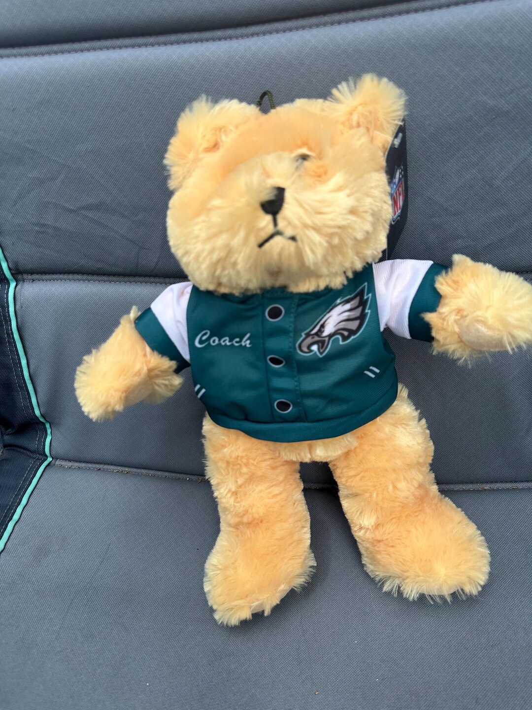 Philadelphia Eagles Plush Teddy Bear Doll Coach's NFL Football Jacket ...