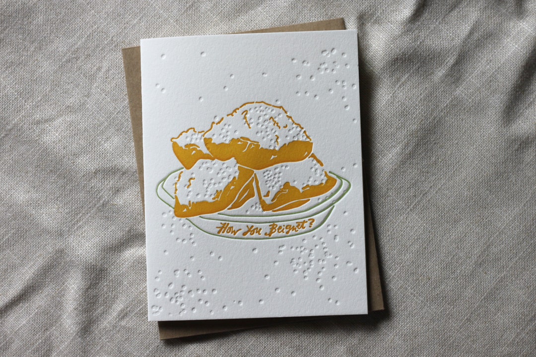 How You Beignet Card - Etsy