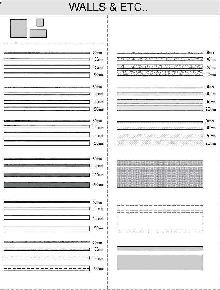 Autocad Dynamic Blocks Collection 01 - Metric Units - Dynamic Block ...