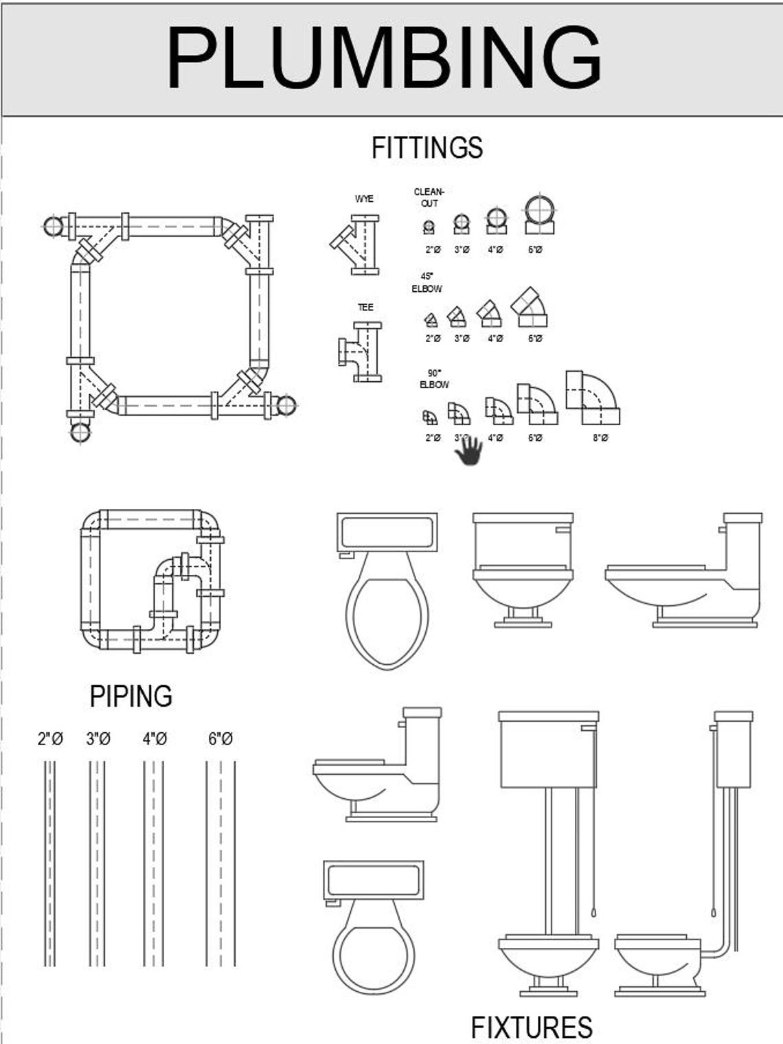 Autocad Dynamic Blocks Collection 01 - Metric Units - Dynamic Block ...