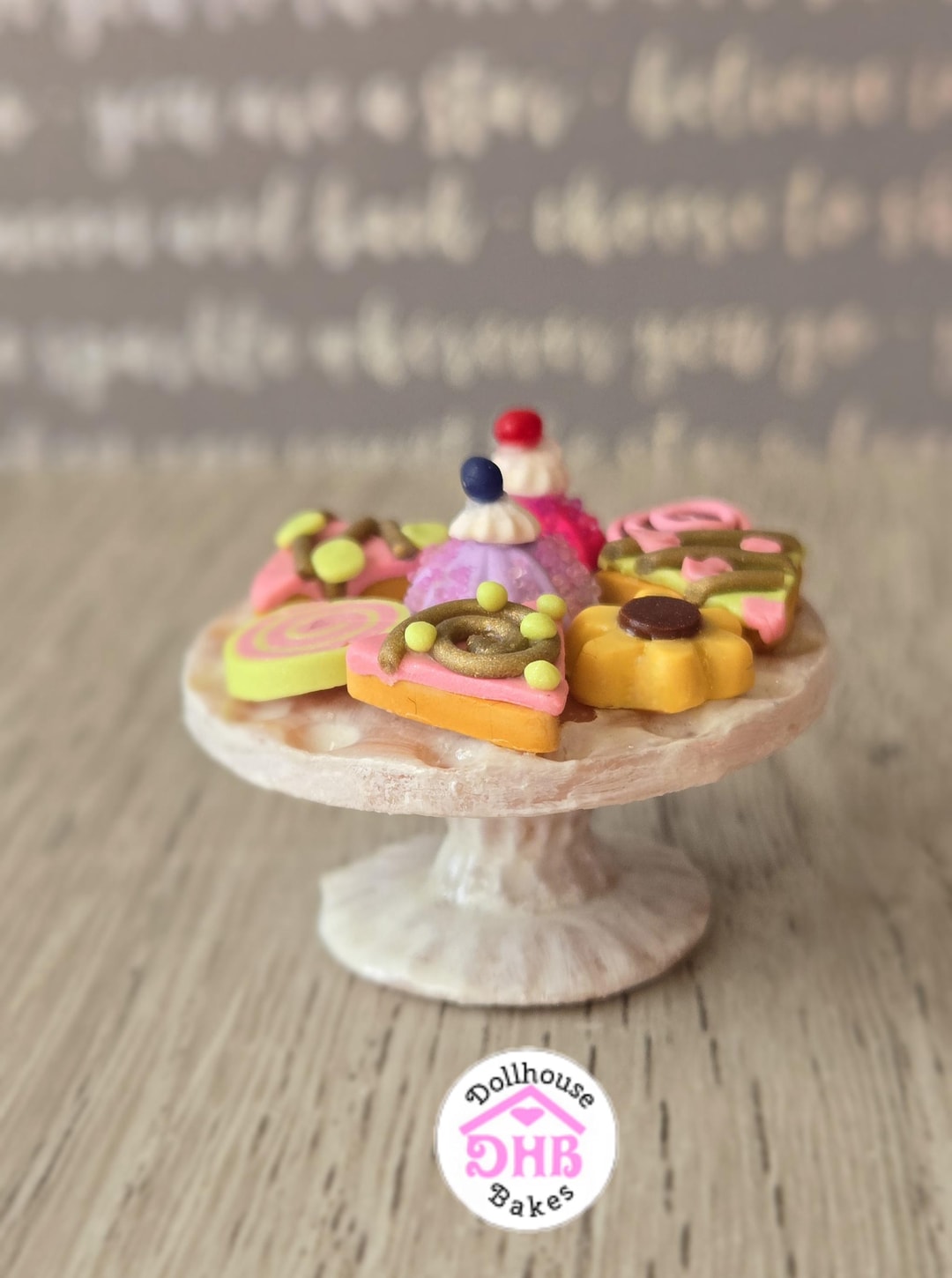 Whimsical Tea Party Pastries. Dollhouse Miniature Food - 1:12 Scale. - Etsy