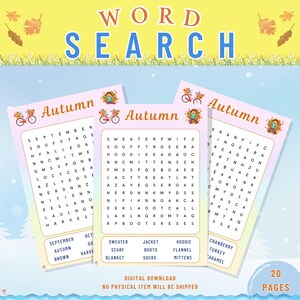 Best Four Seasons Word Search, Crossword Puzzle, Baby Puzzle, Mind Busy ...
