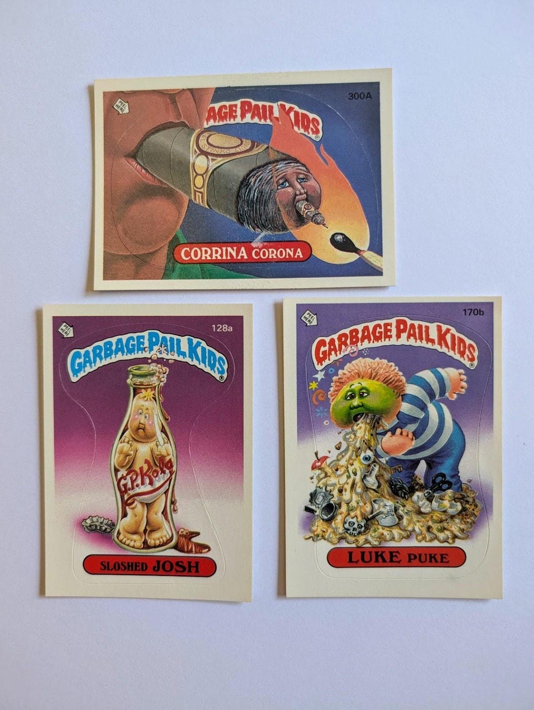 Garbage Pail Kids Lot – Hangover Heroes – Sloshed Josh, Corrina Corona ...