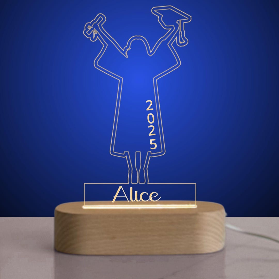 Personalized 2025 Graduation LED Light: Senior Keepsake Gift - Etsy