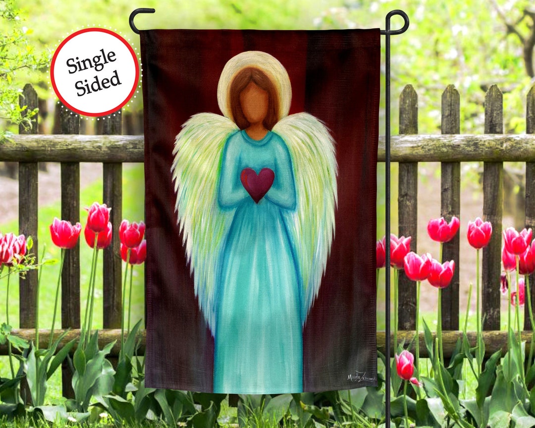 Garden Angel Flag Garden Decor Welcome Flag Furniture And Decor Yard Flag T For Her