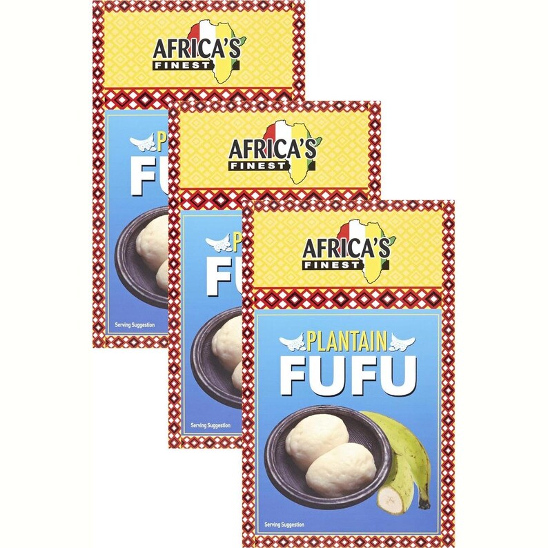 Africa's Finest Plantain Fufu, 680g Pack of 3 - Etsy