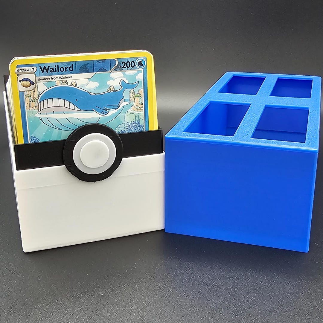 Pokémon Card Storage Box – 3D Printed TCG Deck Organizer - Etsy
