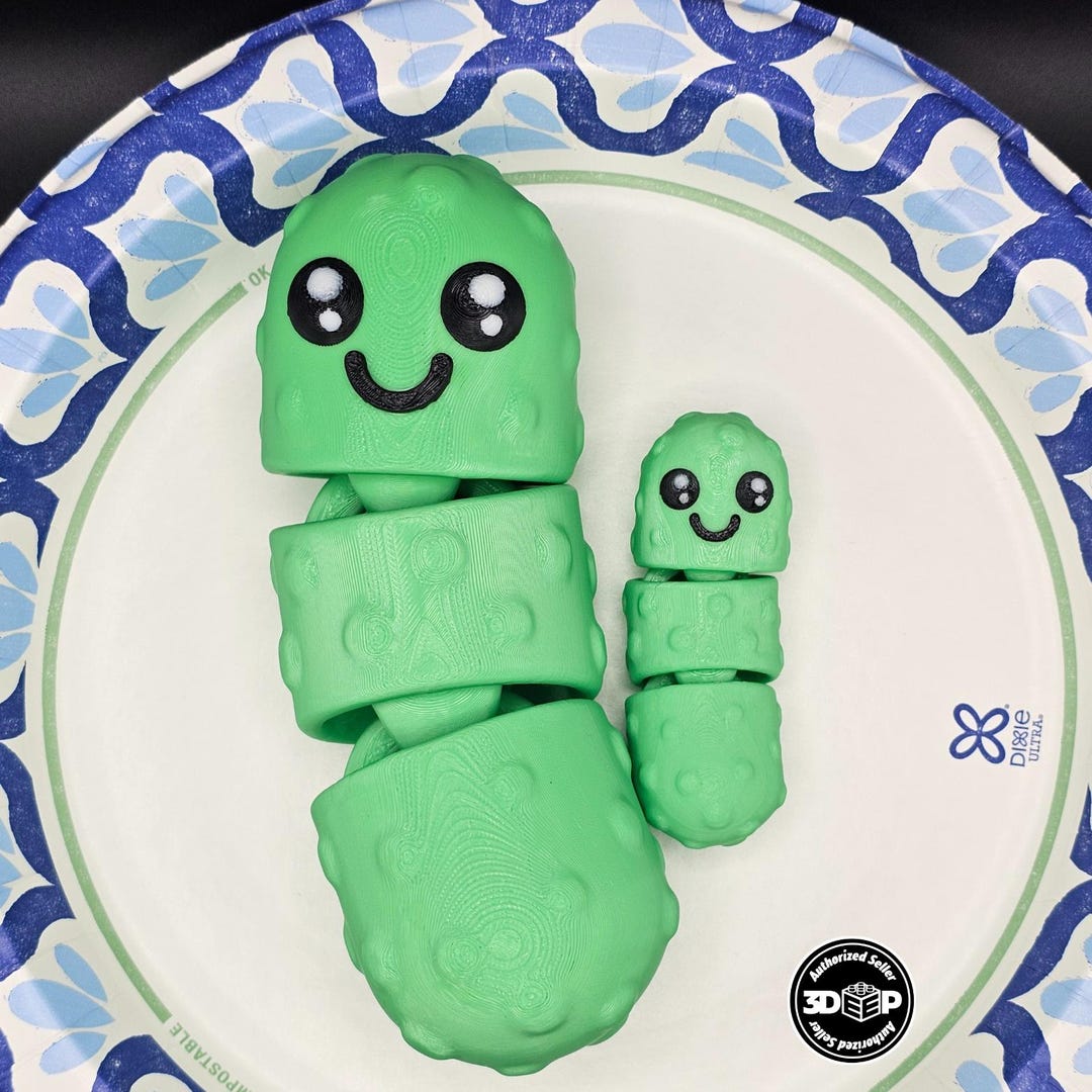 Flexi Pickle Fidget | Articulated Pickle Toy - Etsy
