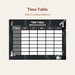 Solo Leveling Time Table PDF, Time Planner Printable, Homeschool Task ...
