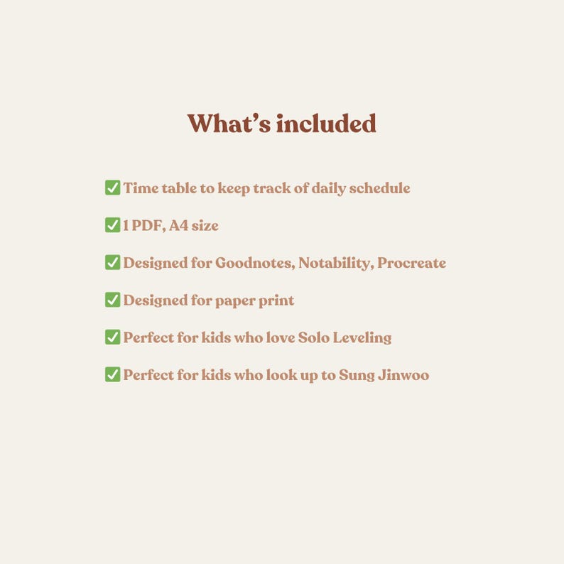 Solo Leveling Time Table PDF, Time Planner Printable, Homeschool Task ...