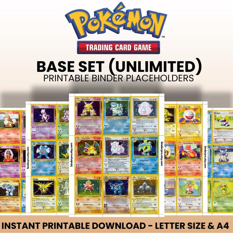 Pokedex Placeholders - Etsy