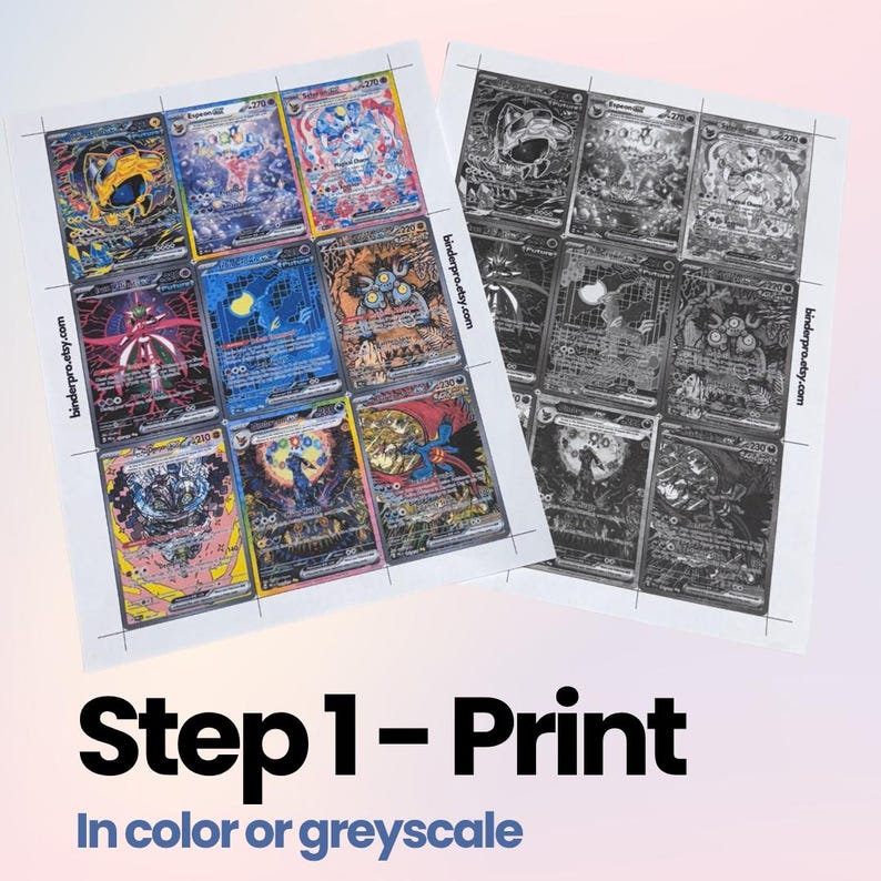 Chaos Rising | Pokémon Printable Placeholders for Binder - Etsy