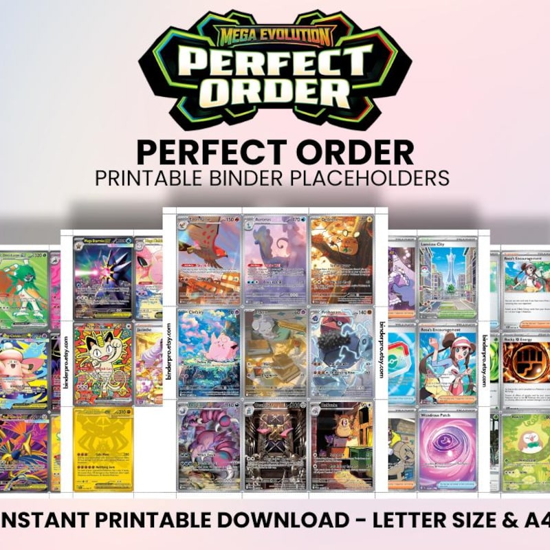 Perfect Order Binder - Etsy