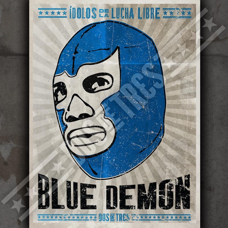 Lucha Libre Art - Etsy