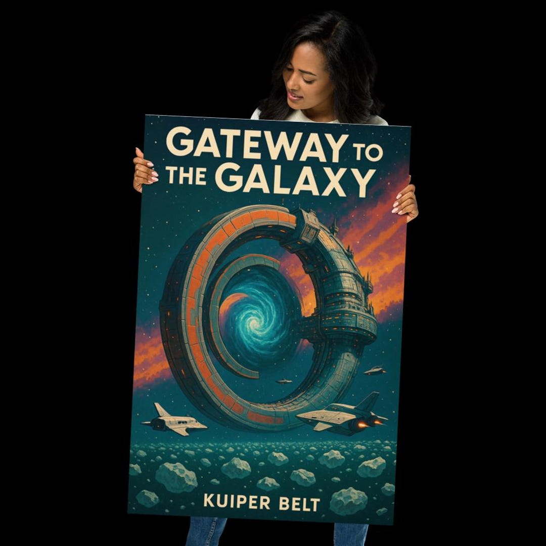 The Galactic Relay: Gateway to the Galaxy. Poster - Etsy