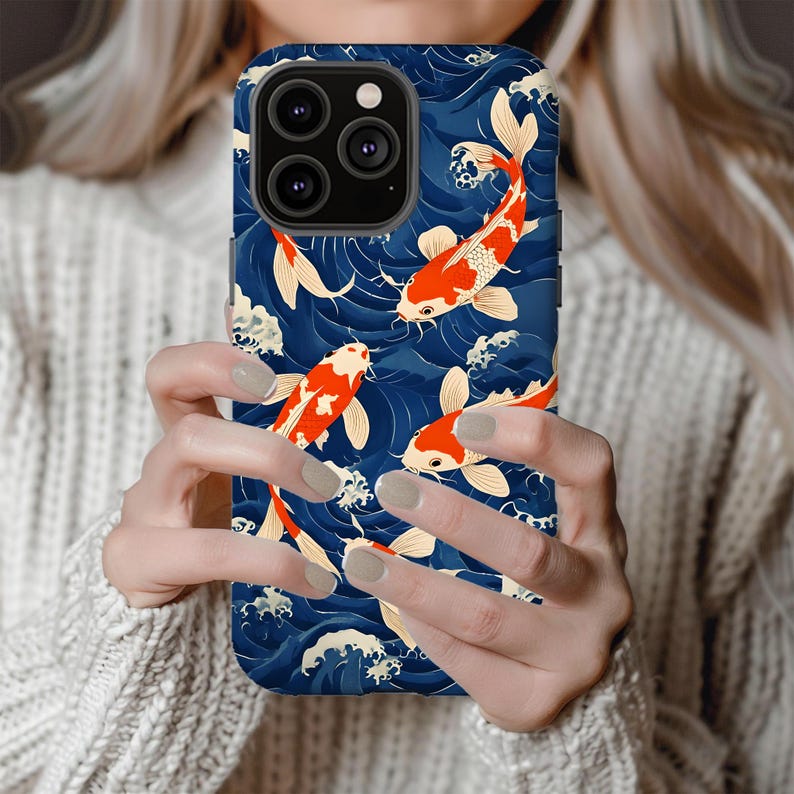 Anime Koi Fish Phone Case, iPhone and Samsung - Etsy