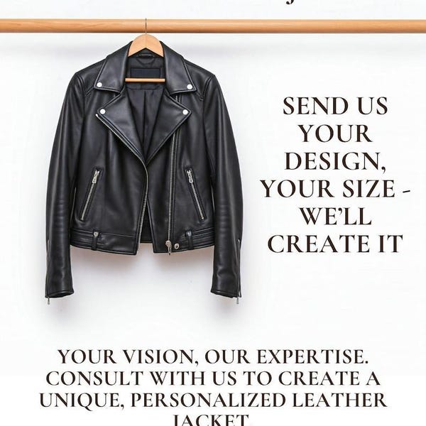 Custom Leather Jacket - Etsy UK