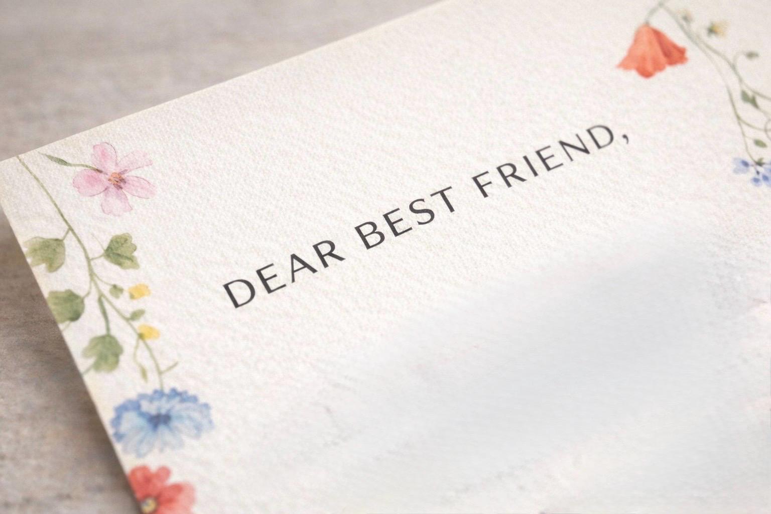 Letter to My Best Friend, Digital Download, Canva Edit Ready to Make ...