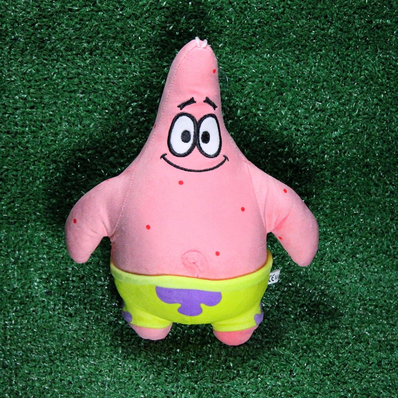Patrick Star Plush Toy: Soft Stuffed Spongebob Cartoon Doll - Etsy
