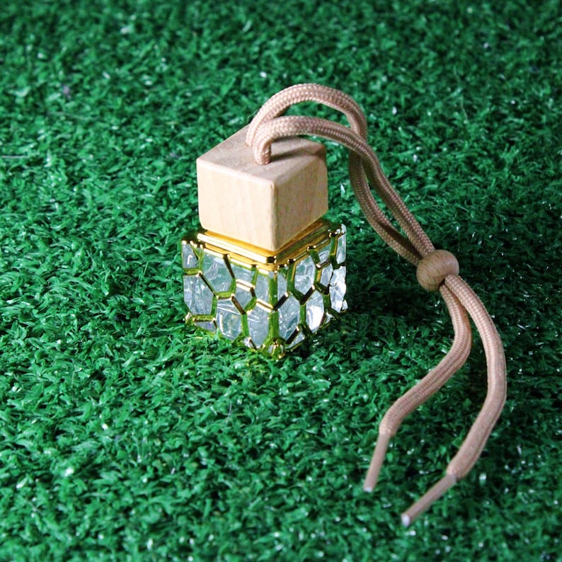 Hanging Car Diffuser: Refillable Essential Oil Perfume Bottle - Etsy