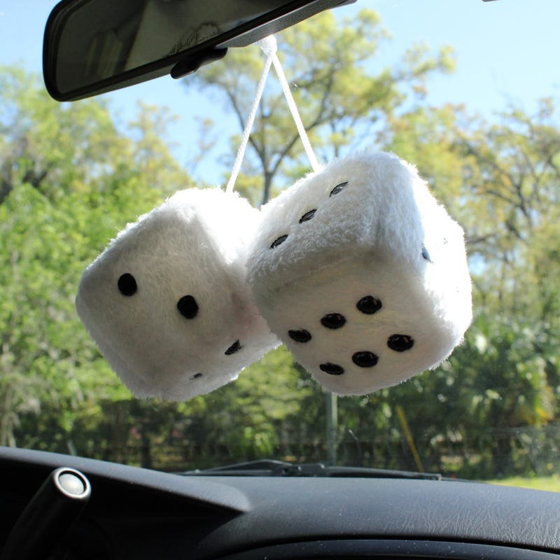 Fuzzy Dice - Etsy