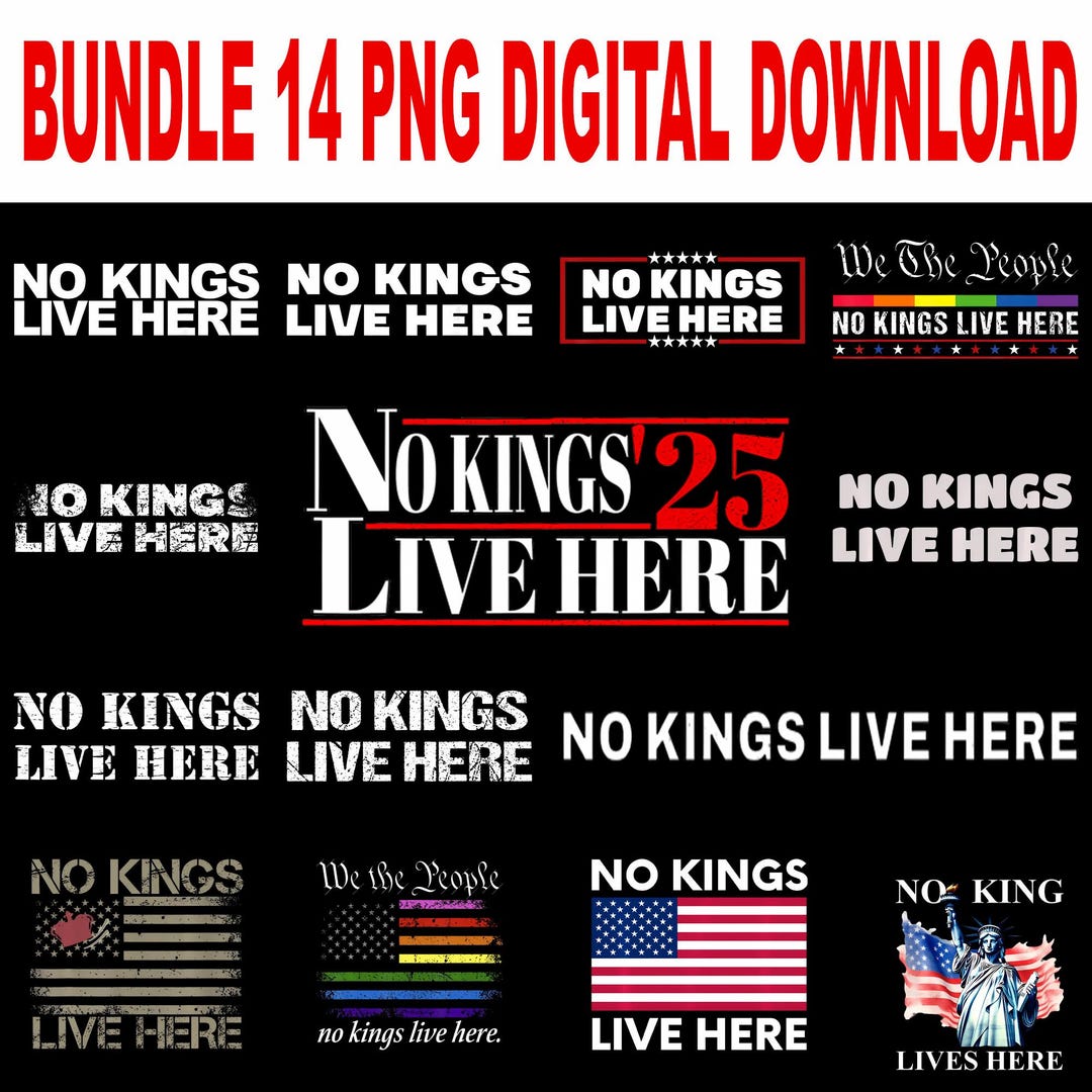 No Kings Live Here Png, Anti-trump Png, Maxwell Frost Trump Speech Png ...