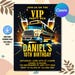 Party Bus Birthday Invitation,party Bus Invite,vip Party Bus Birthday ...