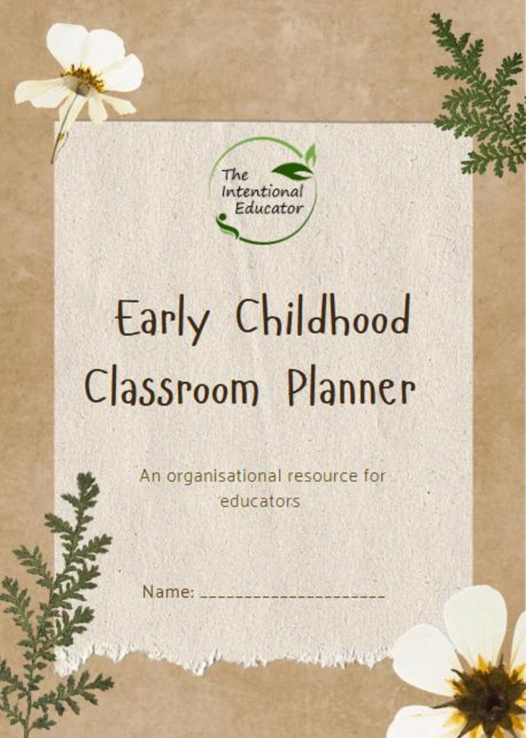 Early Childhood Classroom Planner - Etsy