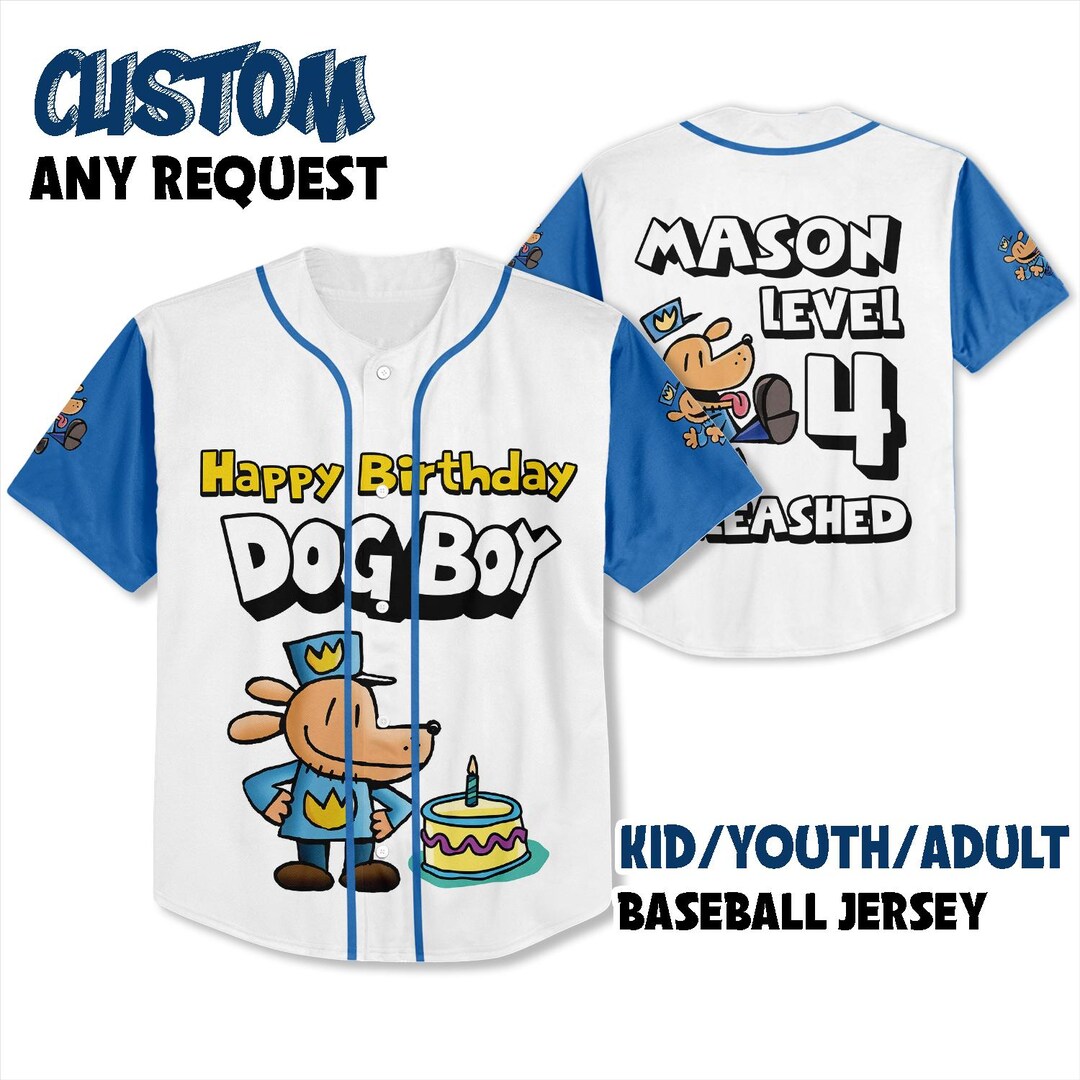 Personalized Dogman Baseball Jersey, Dogman Baseball Jersey, Dogman ...