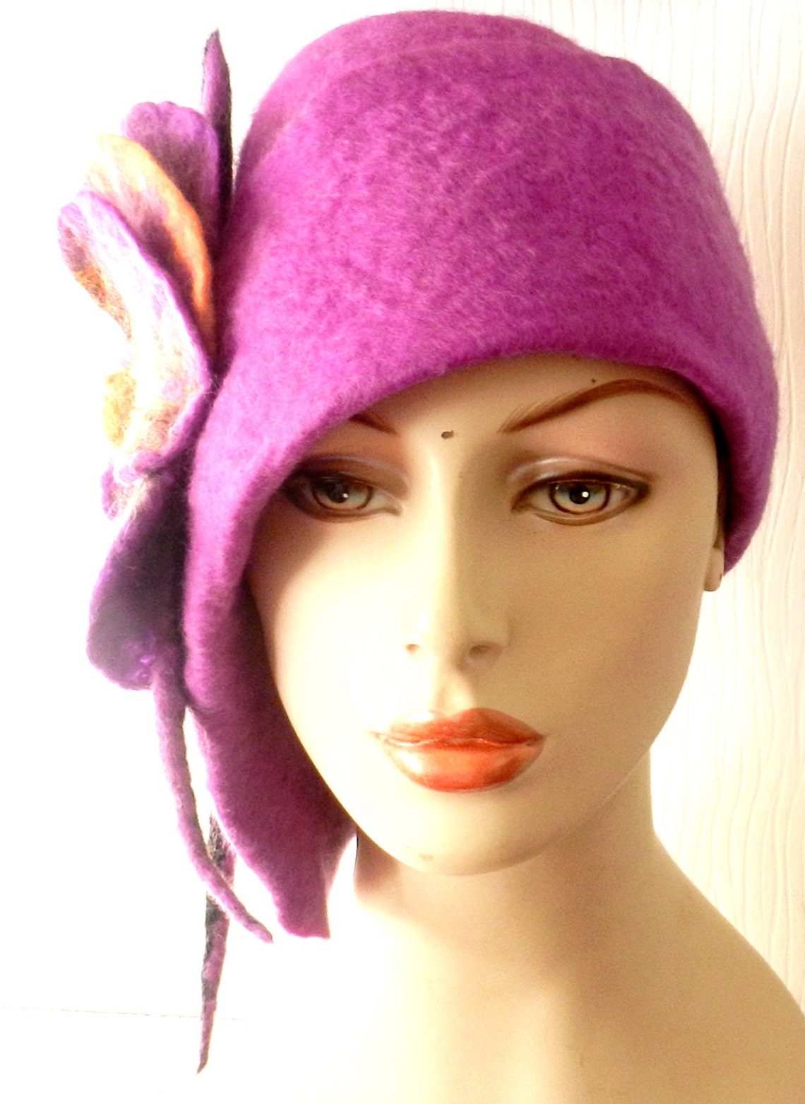 Felted 100% Wool Hat | Etsy