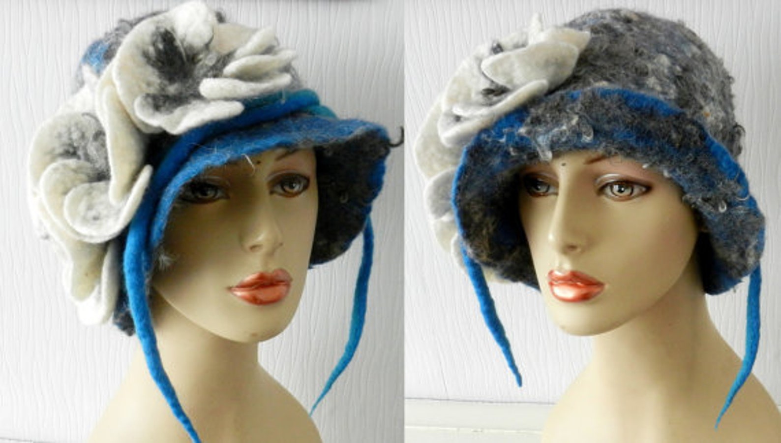 Tutorial Felting in Pdfwet Felted HAT and Flower Instructional ...