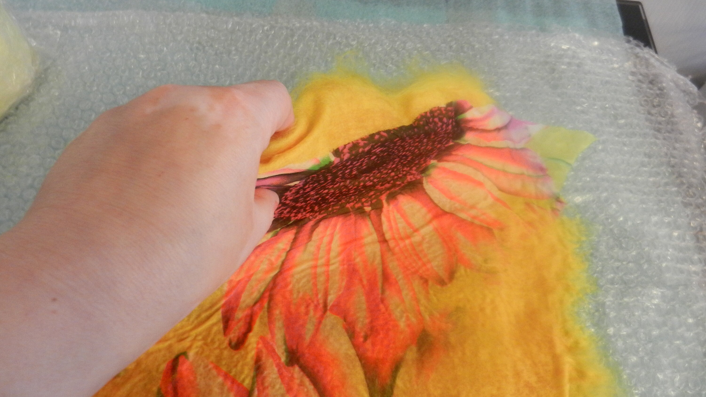 Tutorial Felting in Pdfwet Felted HAT and Flower Instructional ...