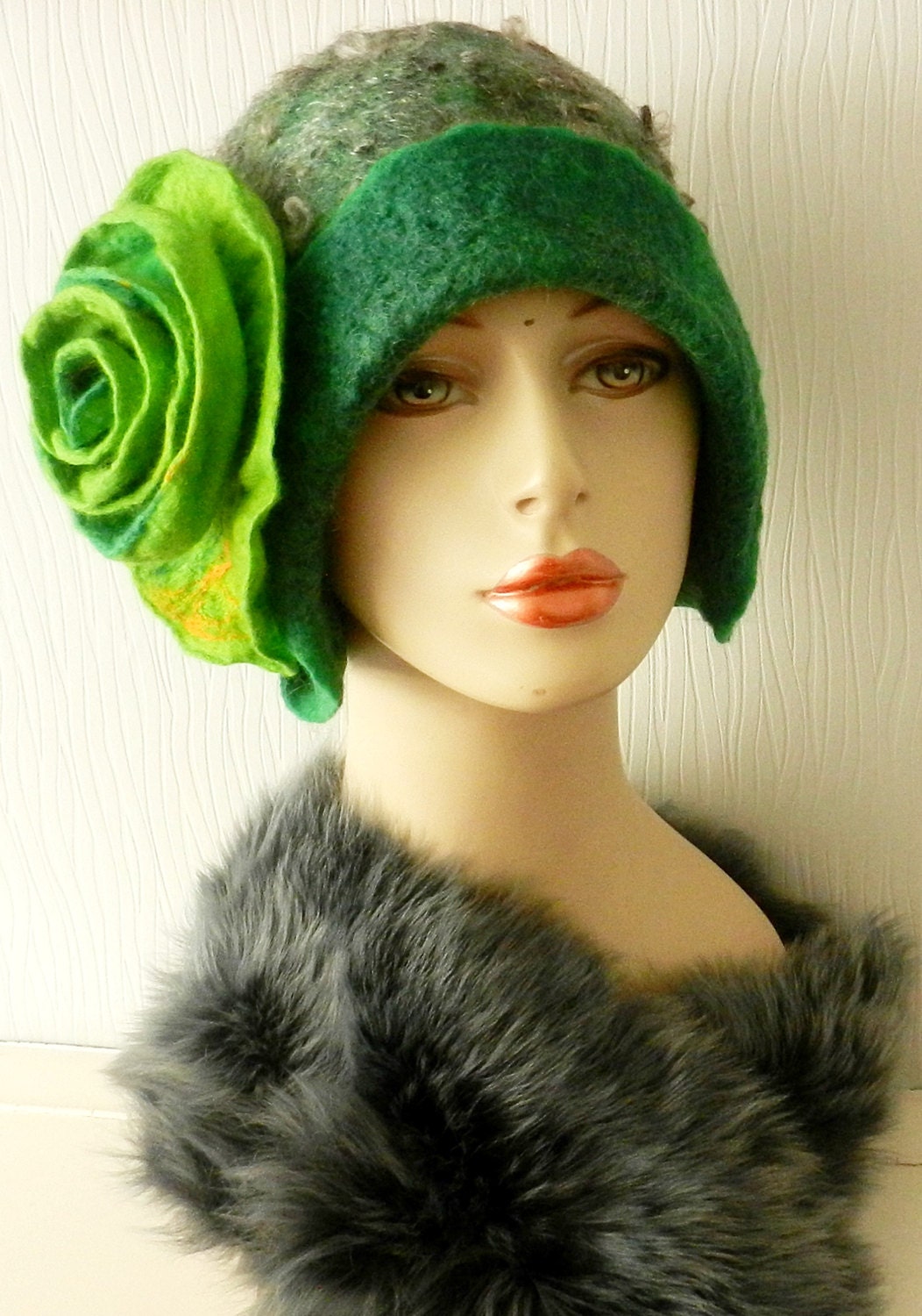 Felted 100% Wool Hat | Etsy