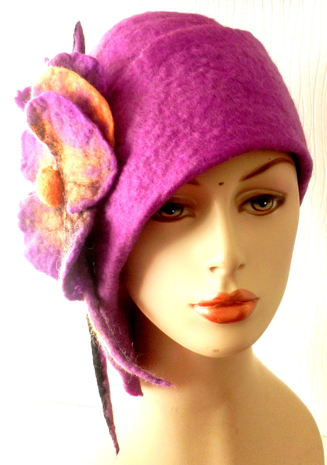 Felted 100% Wool Hat - Etsy