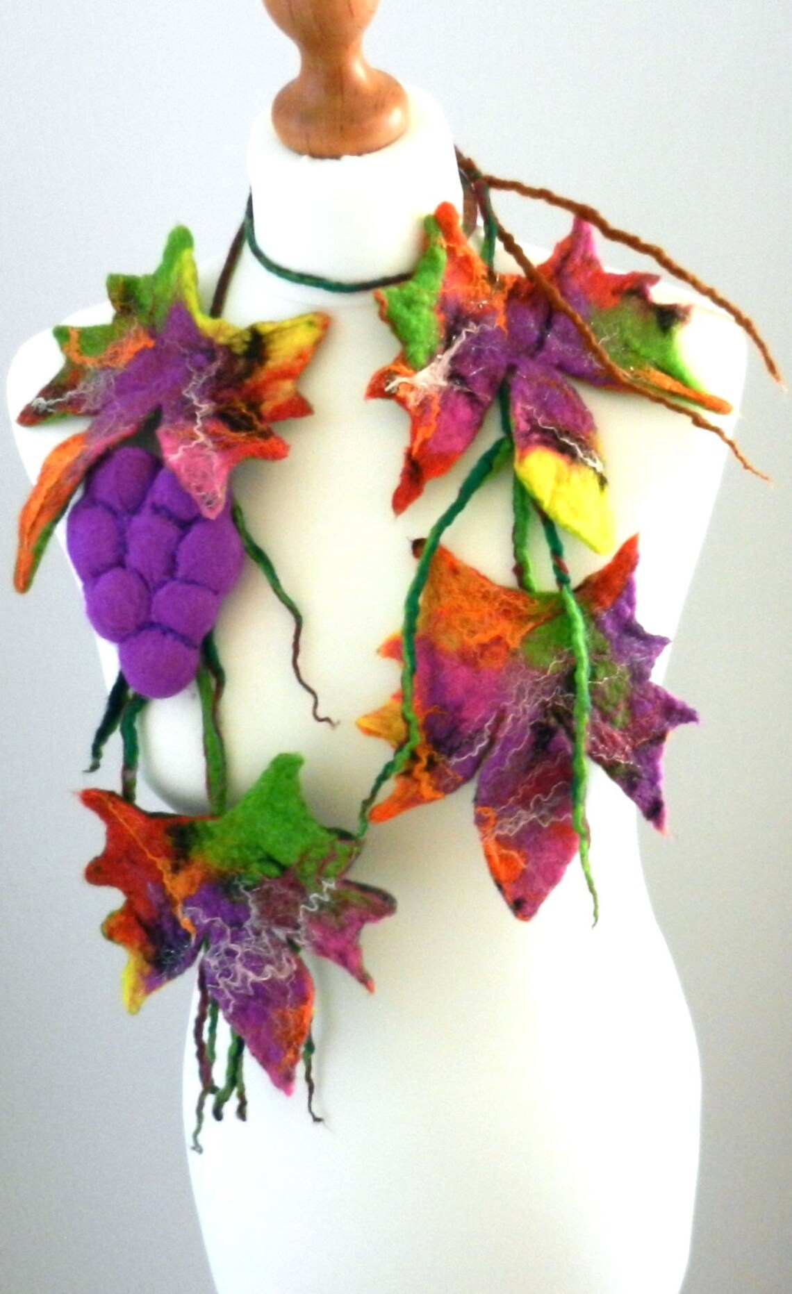 Felted Flower Hand Felted Wool Jewelry Felted - Etsy