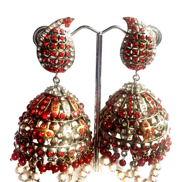 Large Jhumkas - Etsy