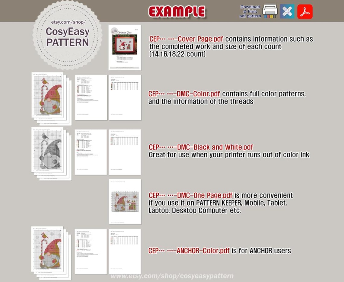 CEP-056 'flower Footprint' Cross Stitch Pattern Pdf Puppy Dog Paw - Etsy