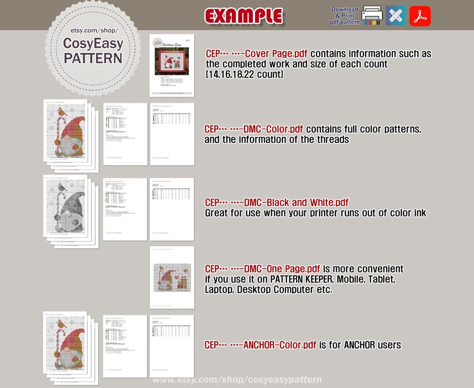 CEP-037 'GOOSE BUMPS' Cross Stitch Pattern Pdf Cute Funny Animal Memes ...
