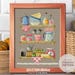 CEP-069 'kitchen Shelves' Cross Stitch Pattern Pdf Beginner Easy Modern ...