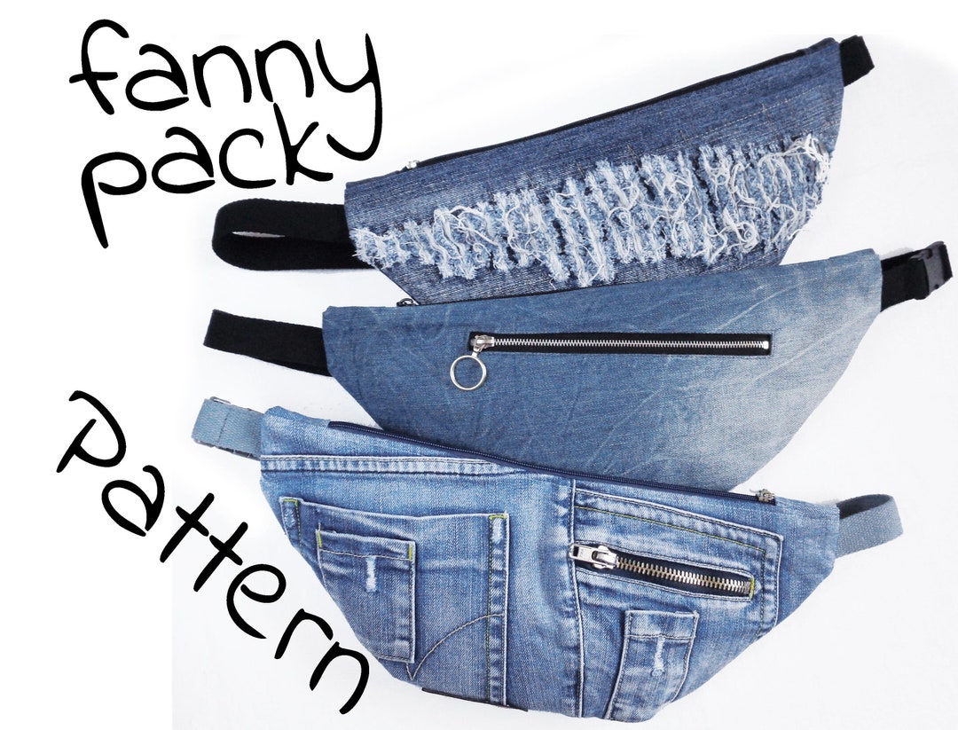 DIY Sewing Fanny Pack Pattern Bum Bag Moon Bag Printable PDF Pattern ...