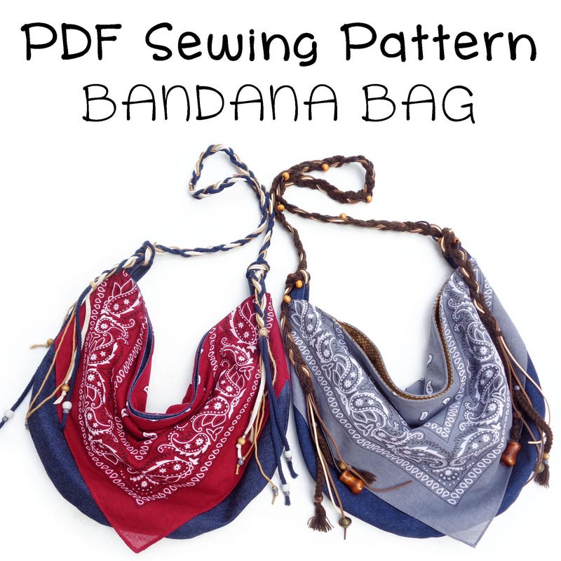 Cross Body Bandana Bag - Etsy